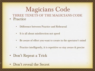 Magic Tutorial by Magician, Heather Rogers | PPT