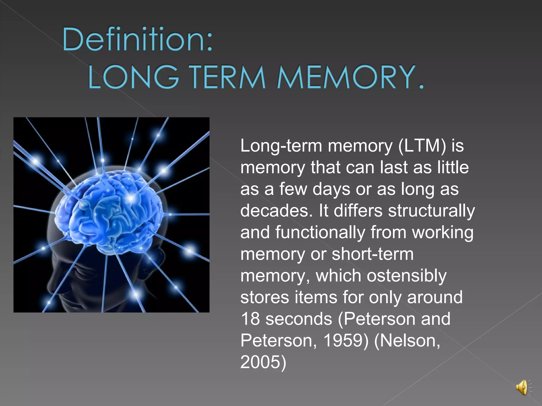 Heather Scott Long Term Memory | PPT