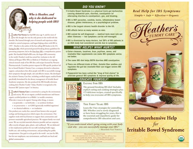 Heather's IBS Diet Cheat Sheet | PDF
