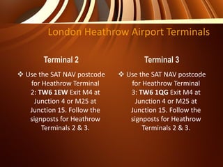 Heathrow Airport cheap parking - Mobit | PPT
