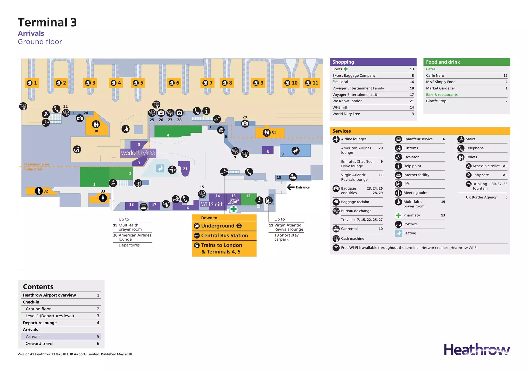 Heathrow t3 map | PDF