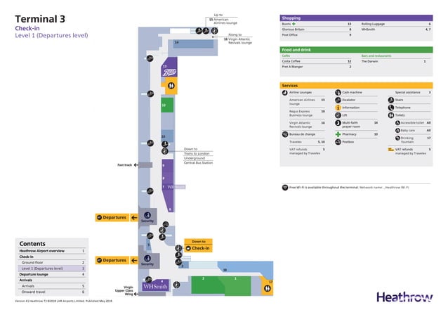 Heathrow t3 map | PDF | Air Travel | Travel Type