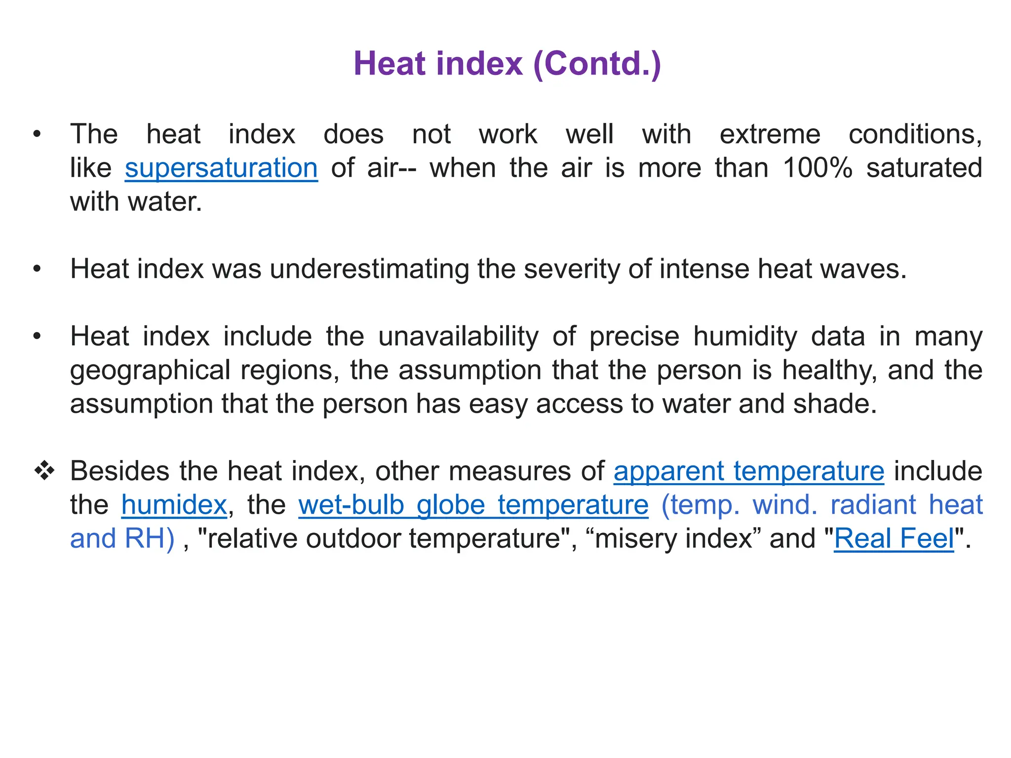 Heat Index related presentation ppt in india | PPTX