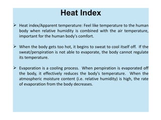 Heat Index related presentation ppt in india | PPTX