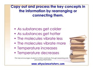 HEATING AND COOLING (TEMPERATURE AND THERMAL ENERGY) LESSON ONE | PPT