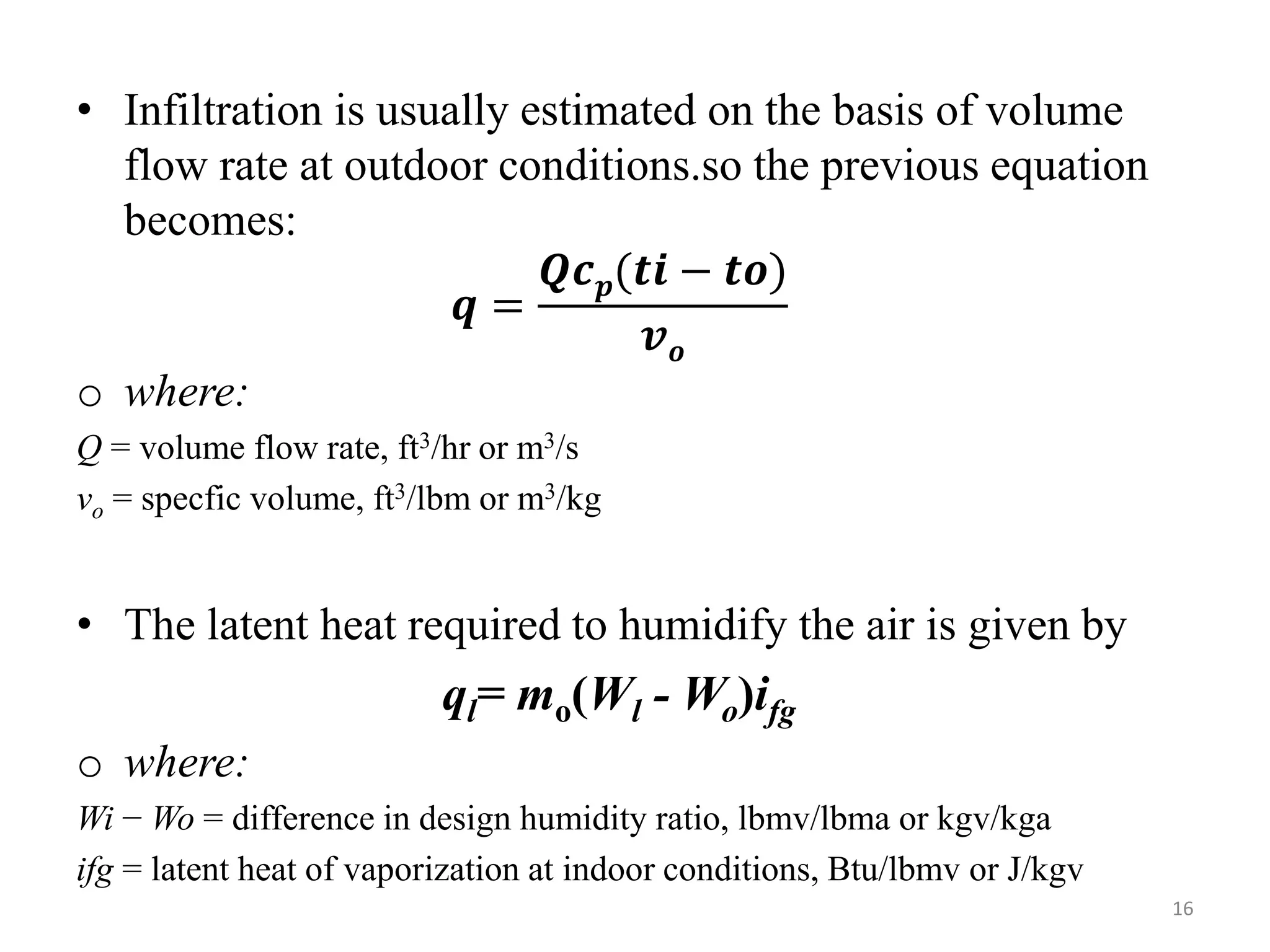 Heating and cooling load of a building | PPTX