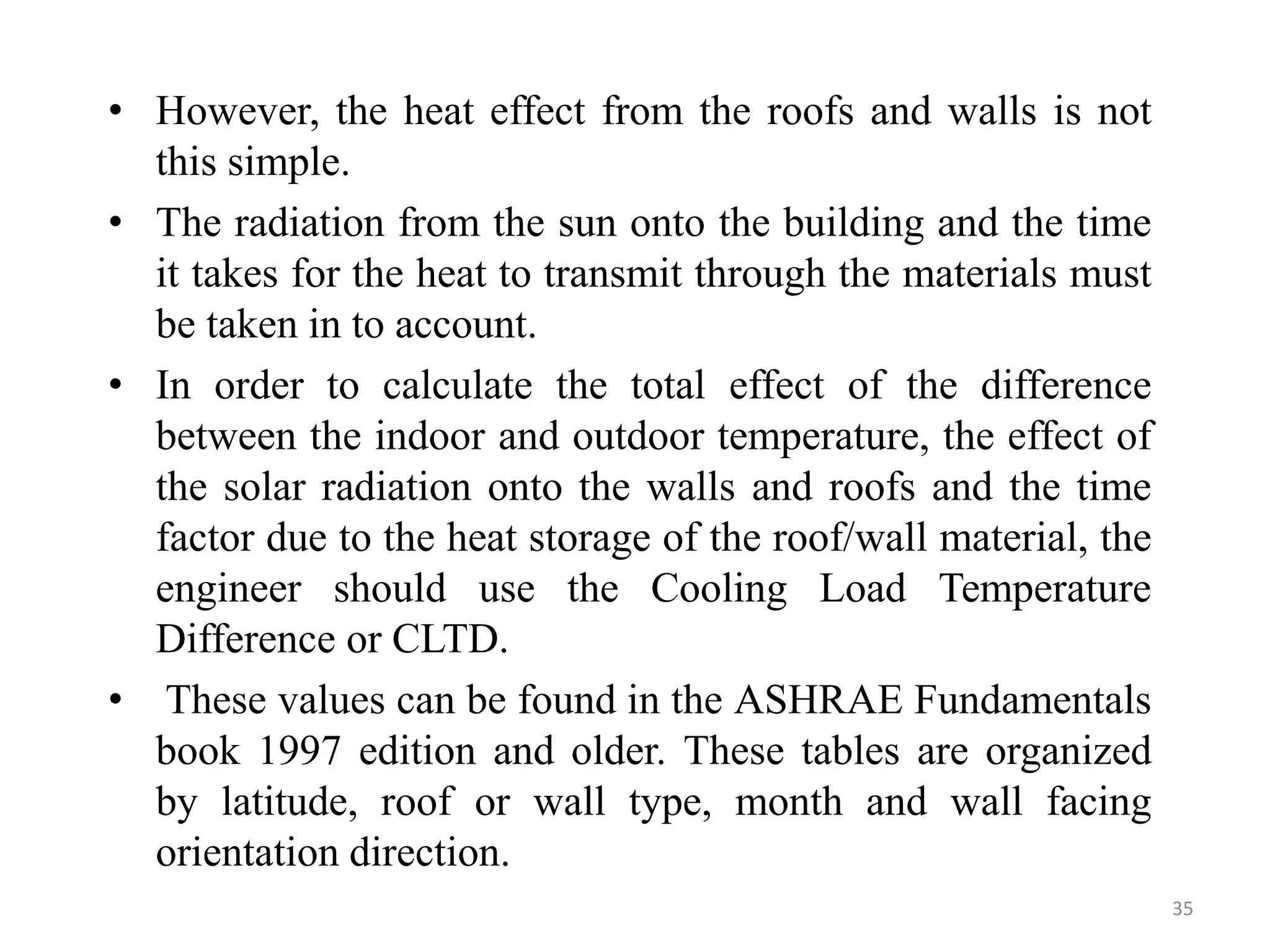 Heating and cooling load of a building | PPTX