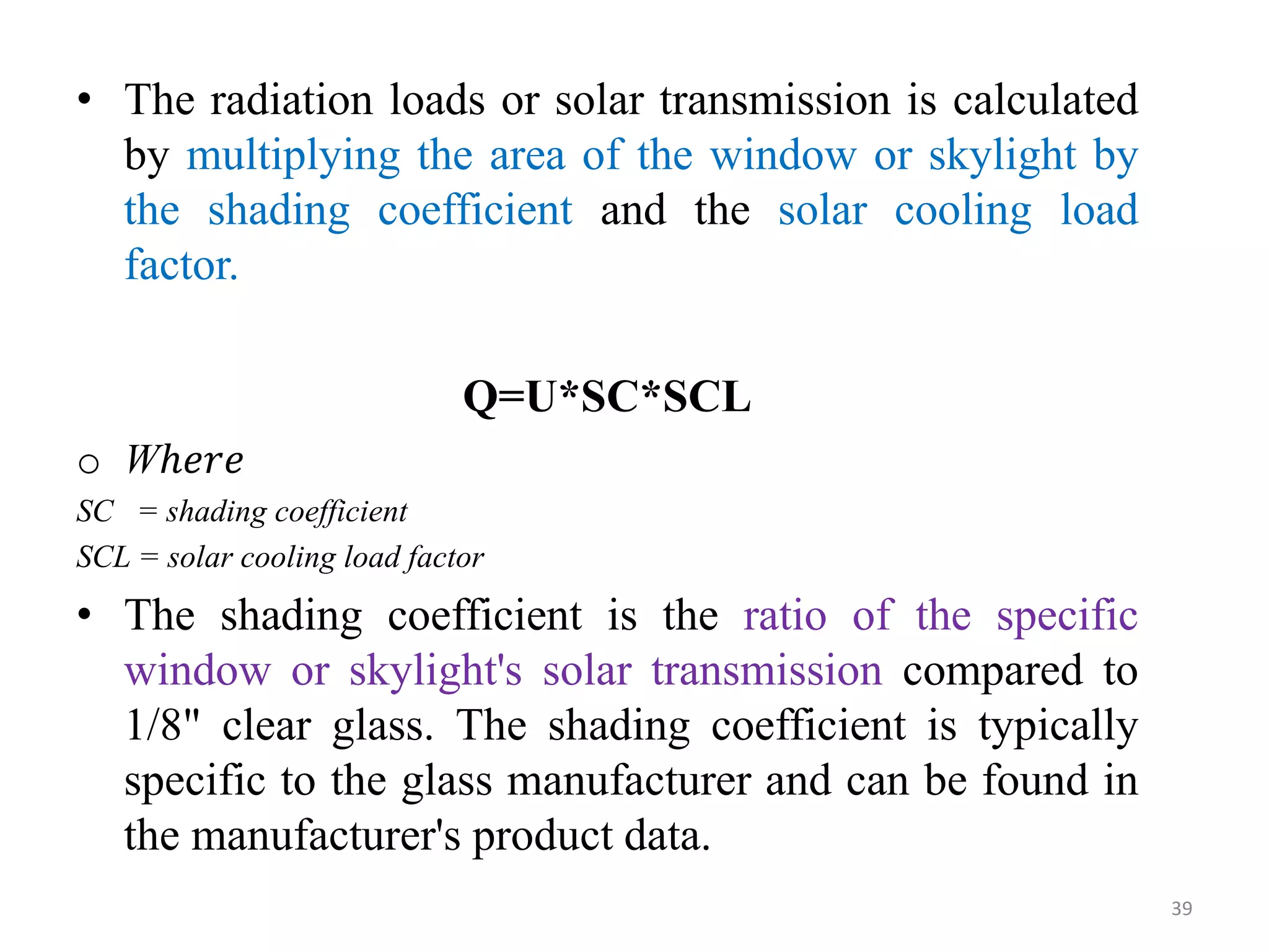 Heating and cooling load of a building | PPTX