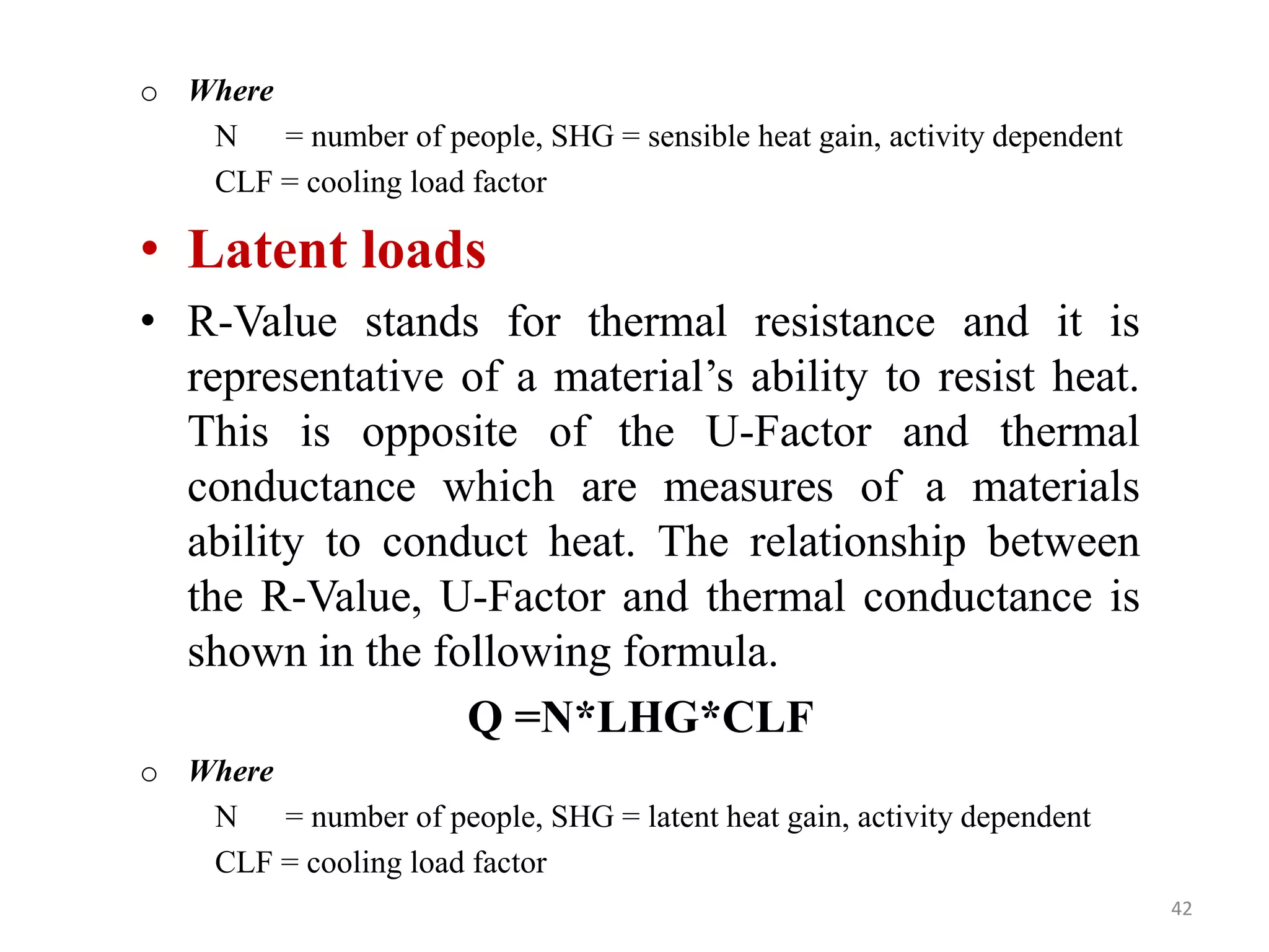 Heating and cooling load of a building | PPTX