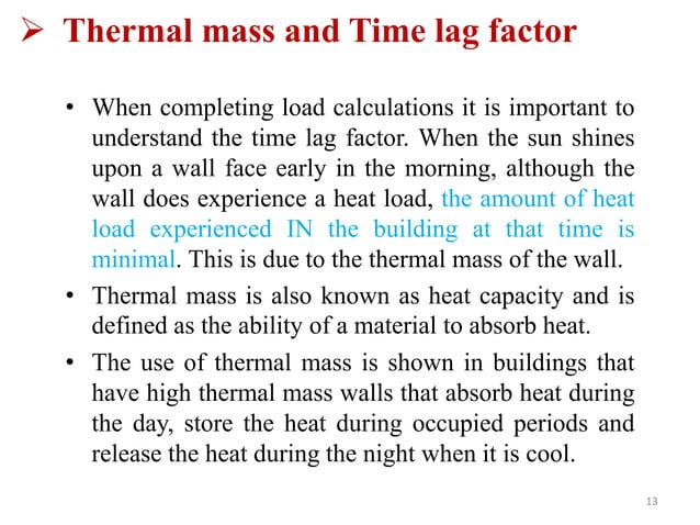 Heating and cooling load of a building | PPTX | Weather | Science