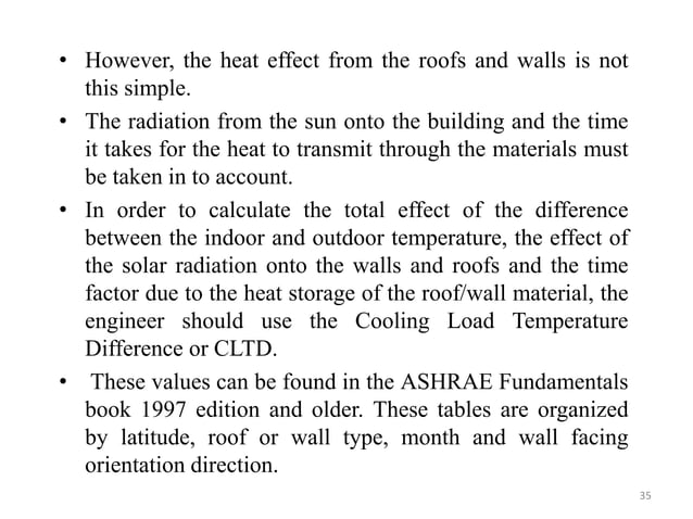 Heating and cooling load of a building | PPTX | Weather | Science
