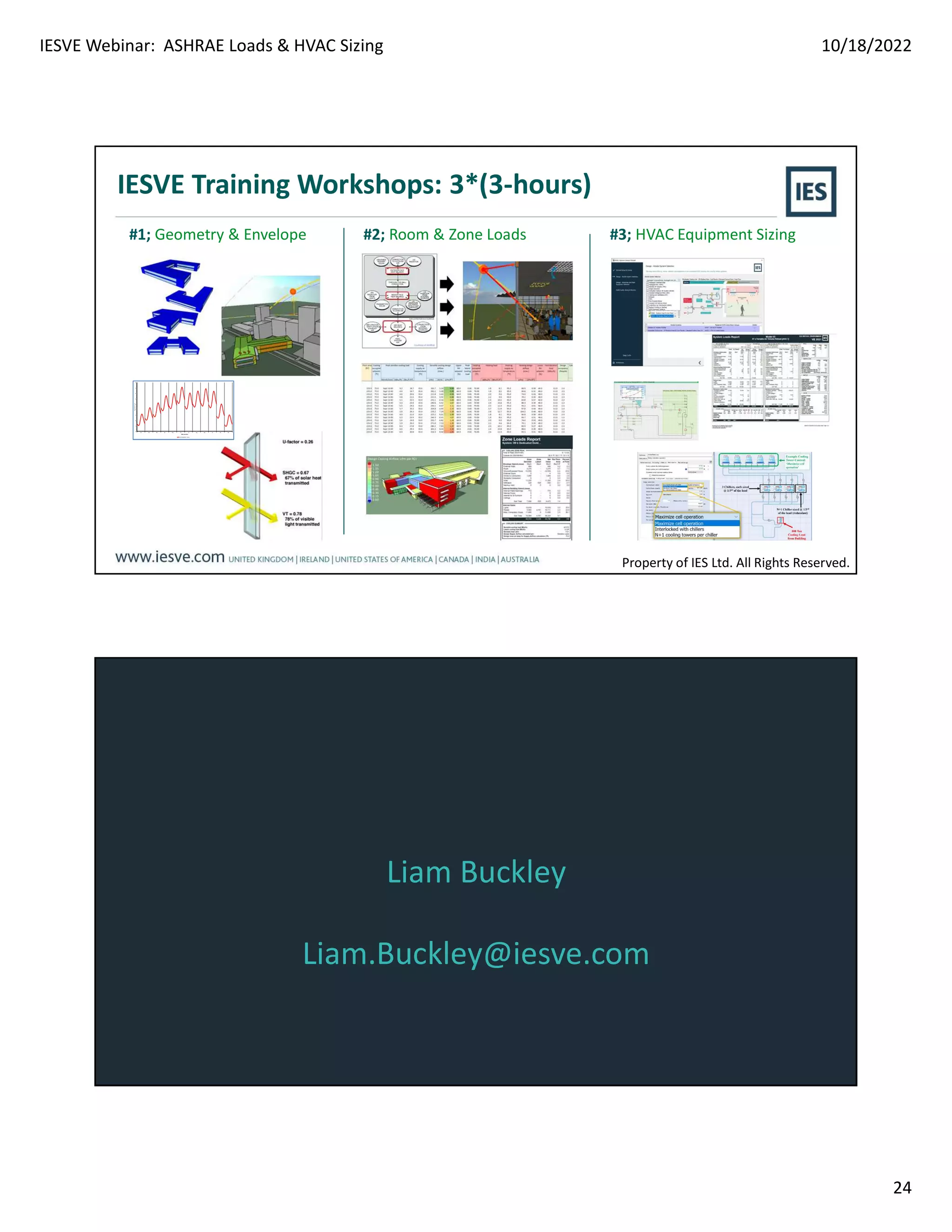 Heating & Cooling Loads and HVAC Equipment Sizing Slides | PDF