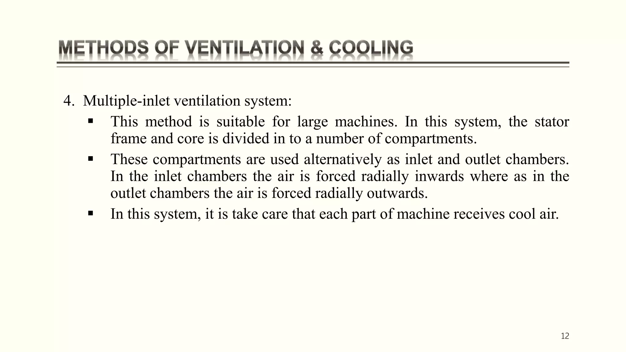 Heating cooling & ventilation: Methods of cooling & ventilation | PPTX