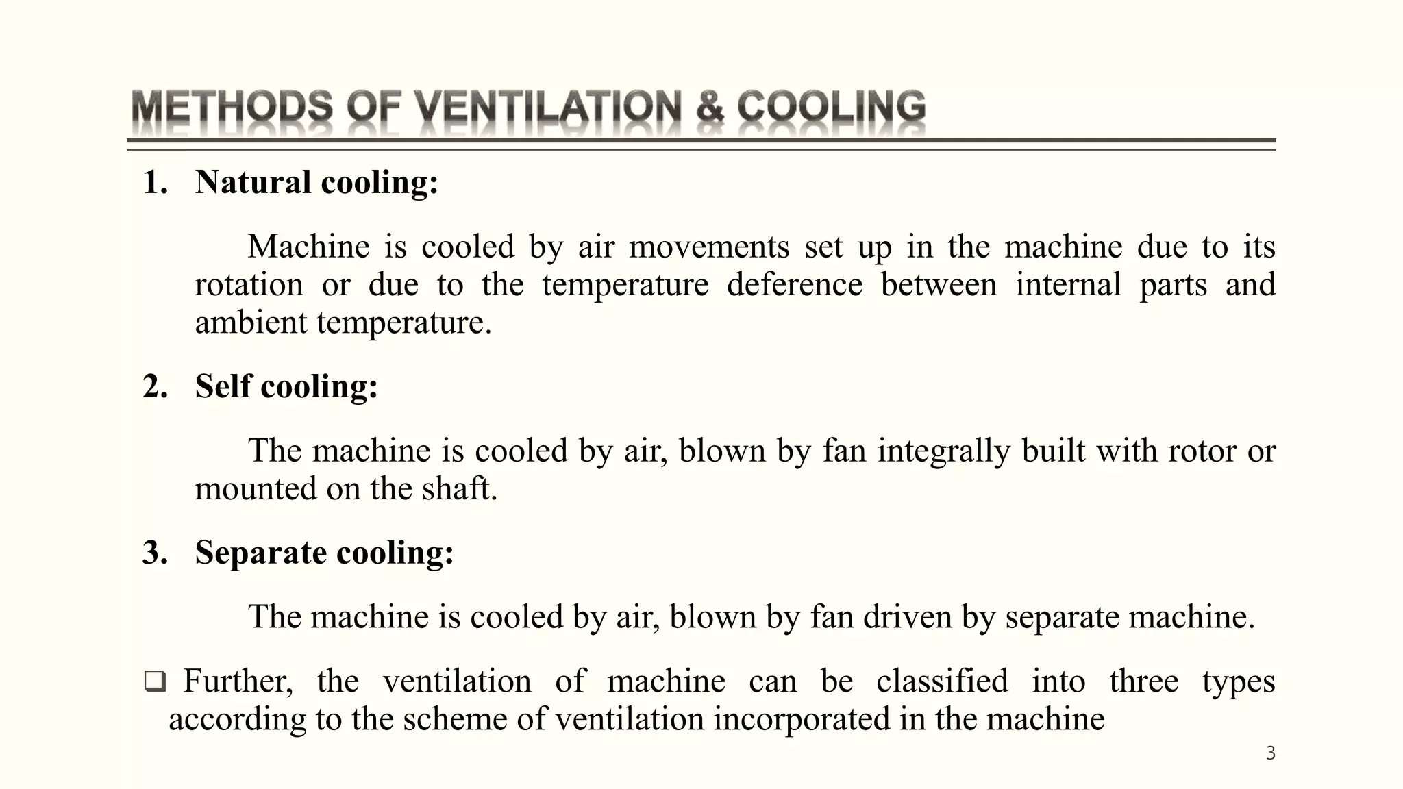 Heating cooling & ventilation: Methods of cooling & ventilation | PPTX
