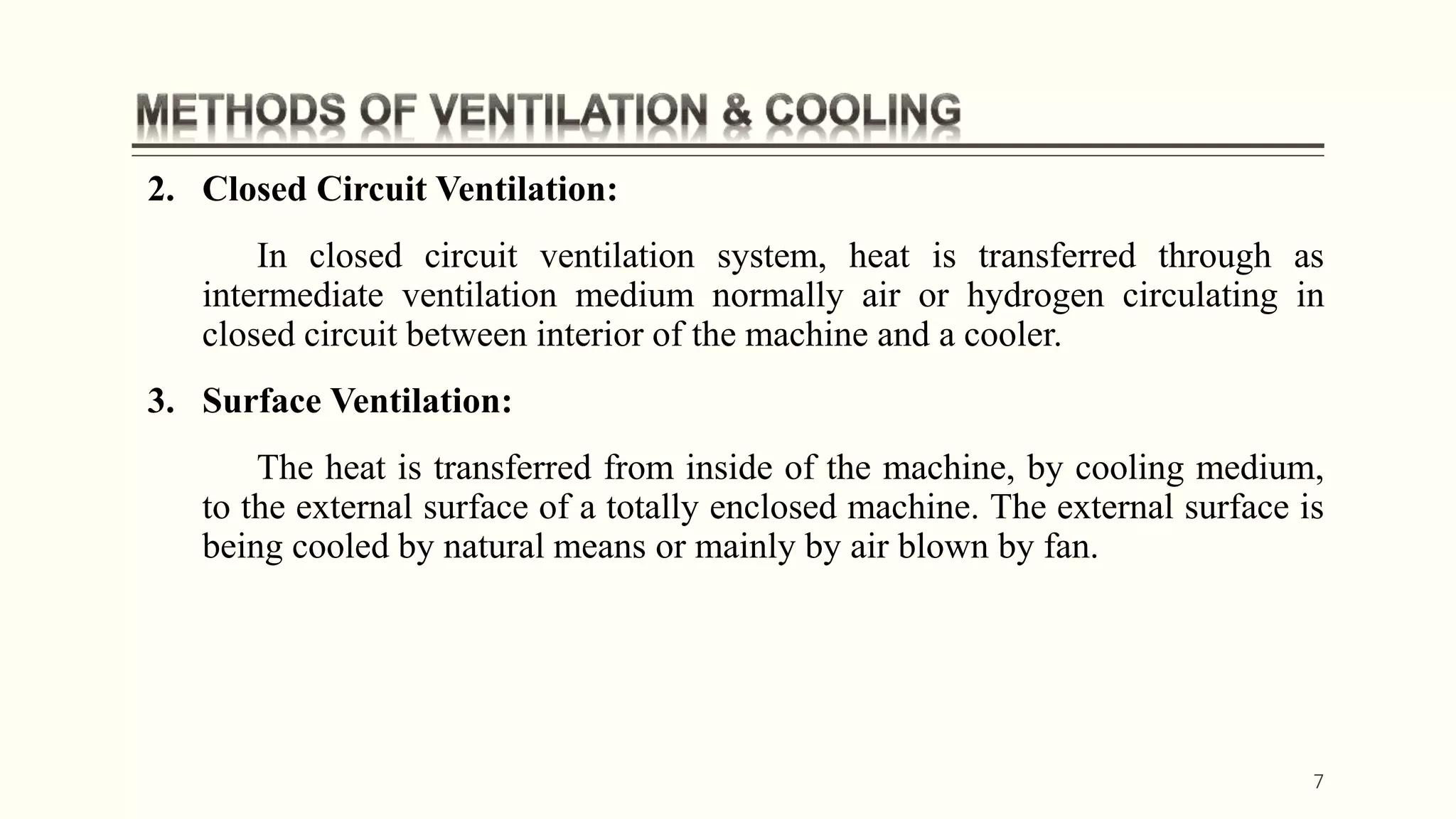 Heating cooling & ventilation: Methods of cooling & ventilation | PPTX