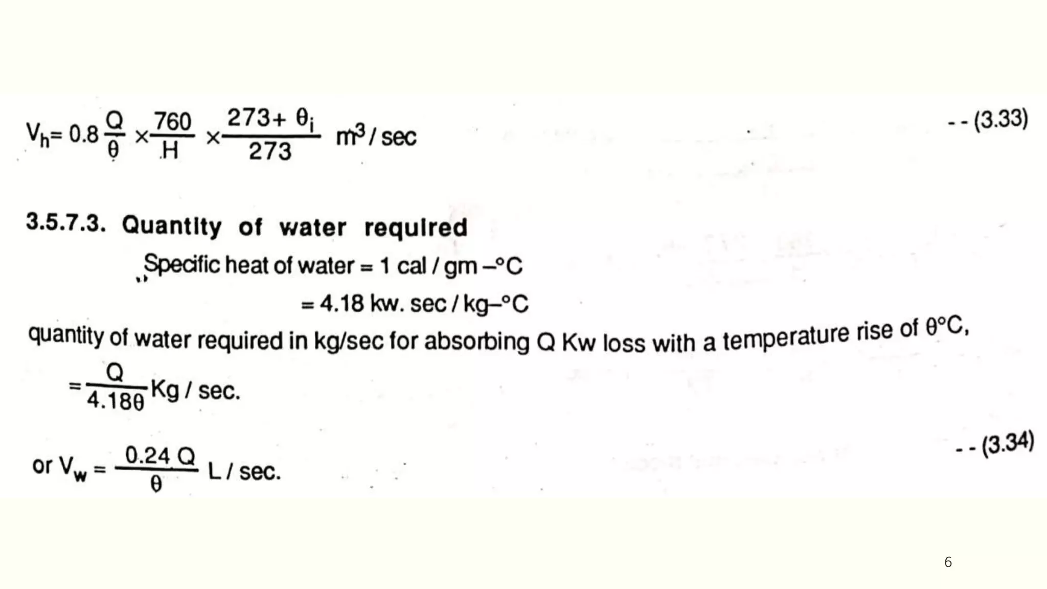 Heating cooling & ventilation: quantity of coolant required | PPT