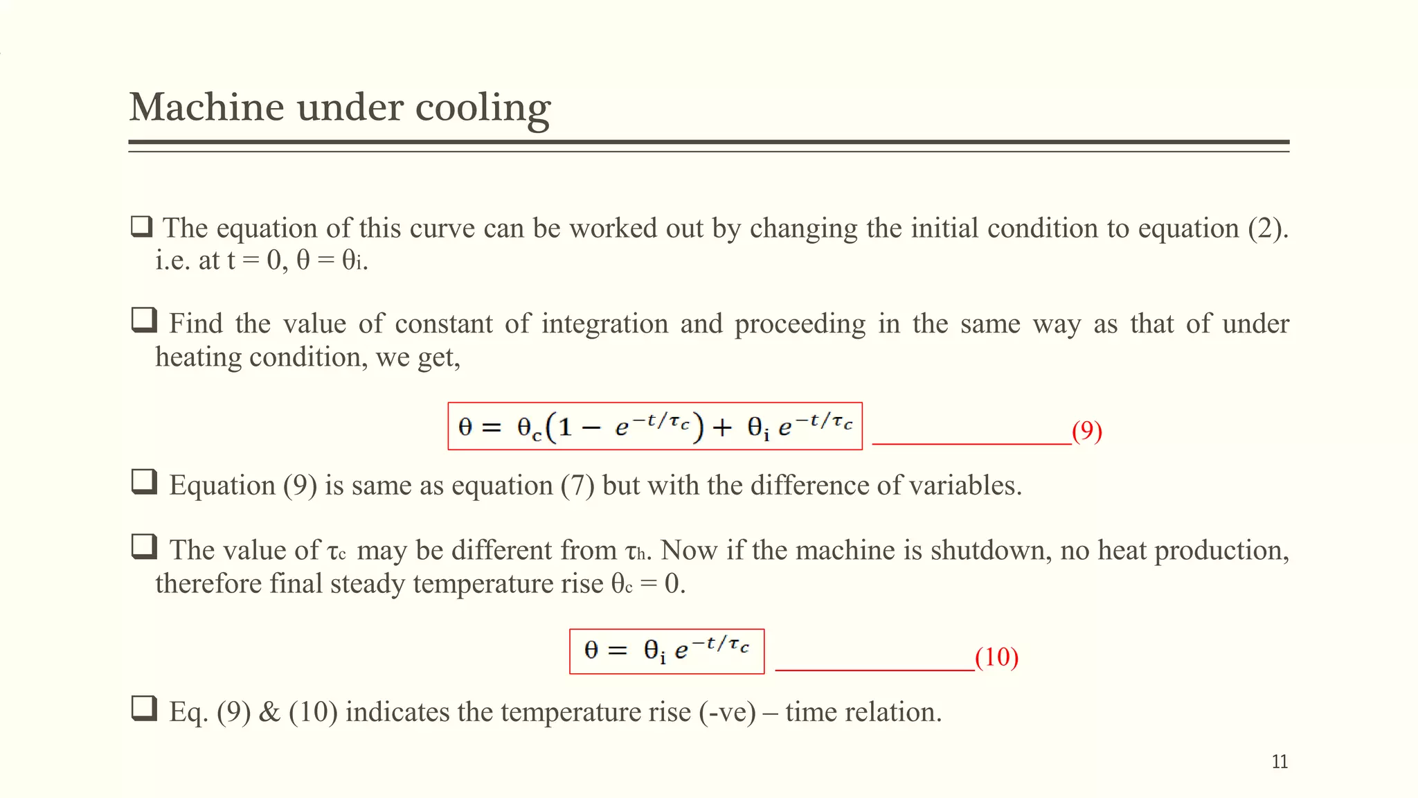 Heating cooling & ventilation: Temperature rise - time relation | PPTX