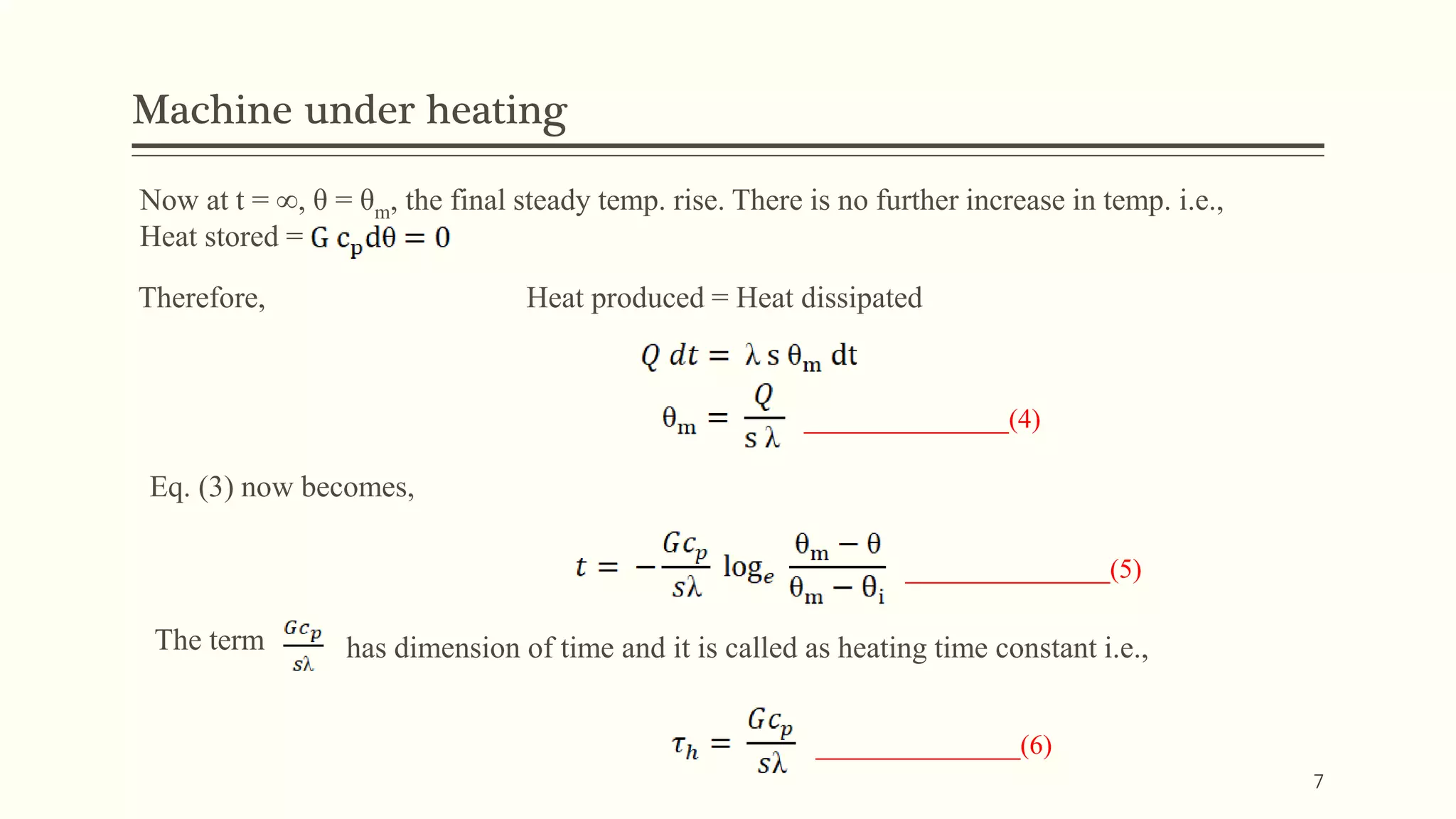 Heating cooling & ventilation: Temperature rise - time relation | PPTX