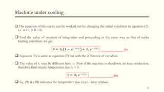 Heating cooling & ventilation: Temperature rise - time relation | PPTX