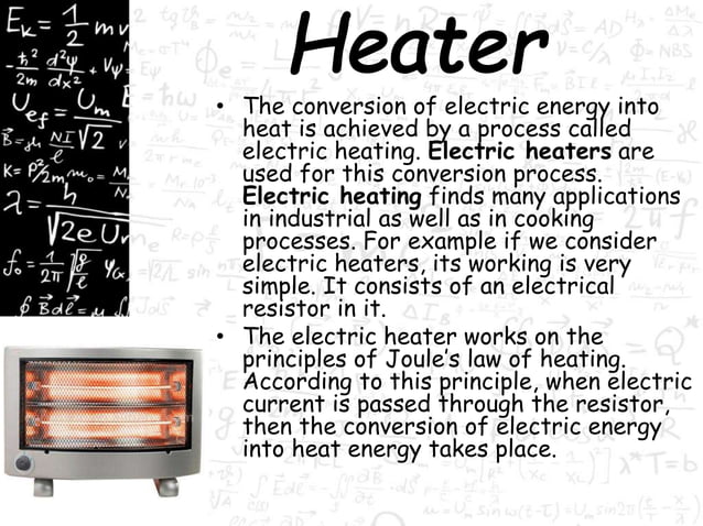 Heating effect of electric current, Physics, Electricity | PPTX ...