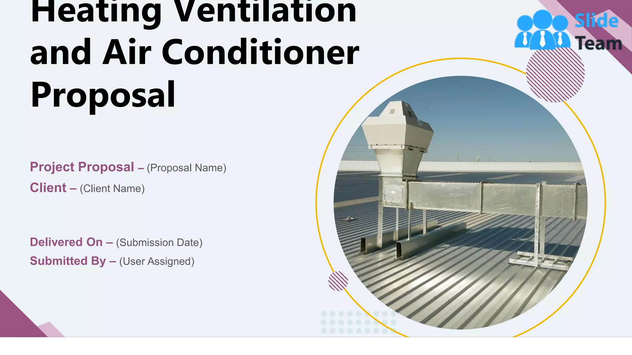 Heating Ventilation And Air Conditioner Proposal Powerpoint ...