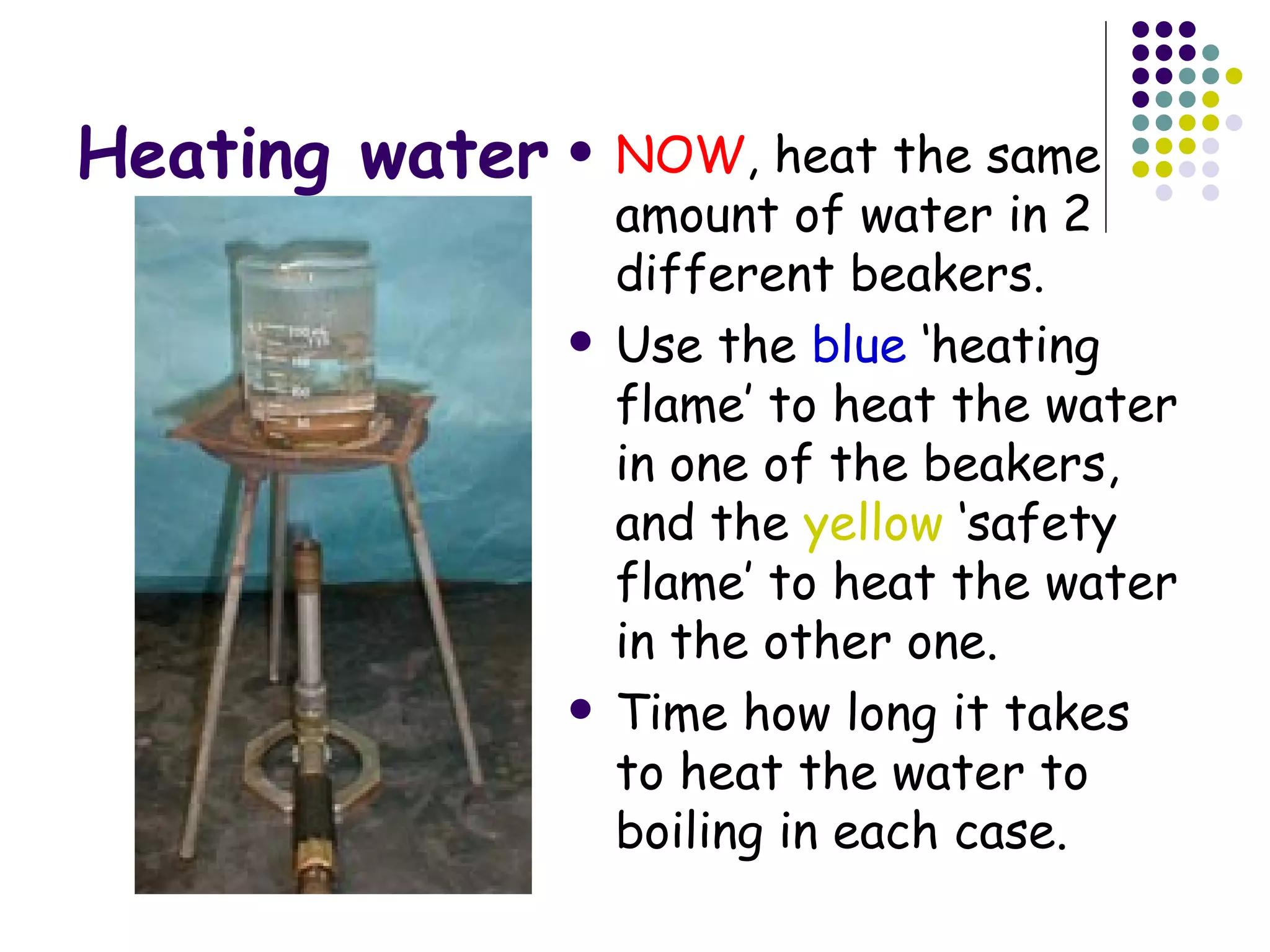 Heating with bunsen burner | PPT