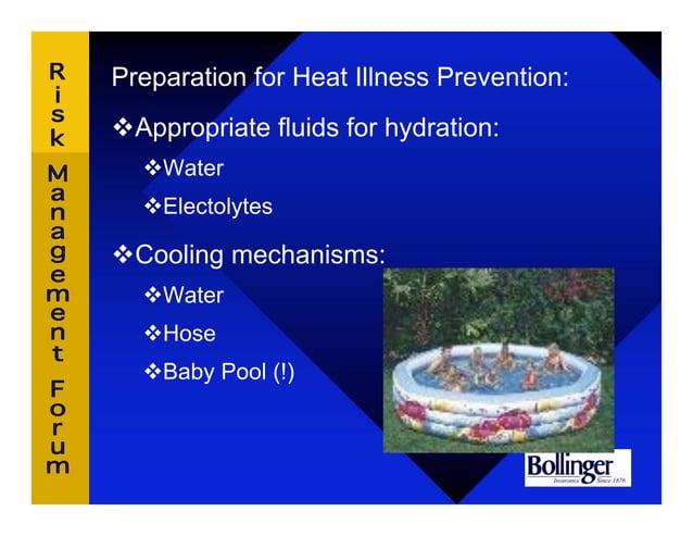 Heat Injury Prevention | PPT