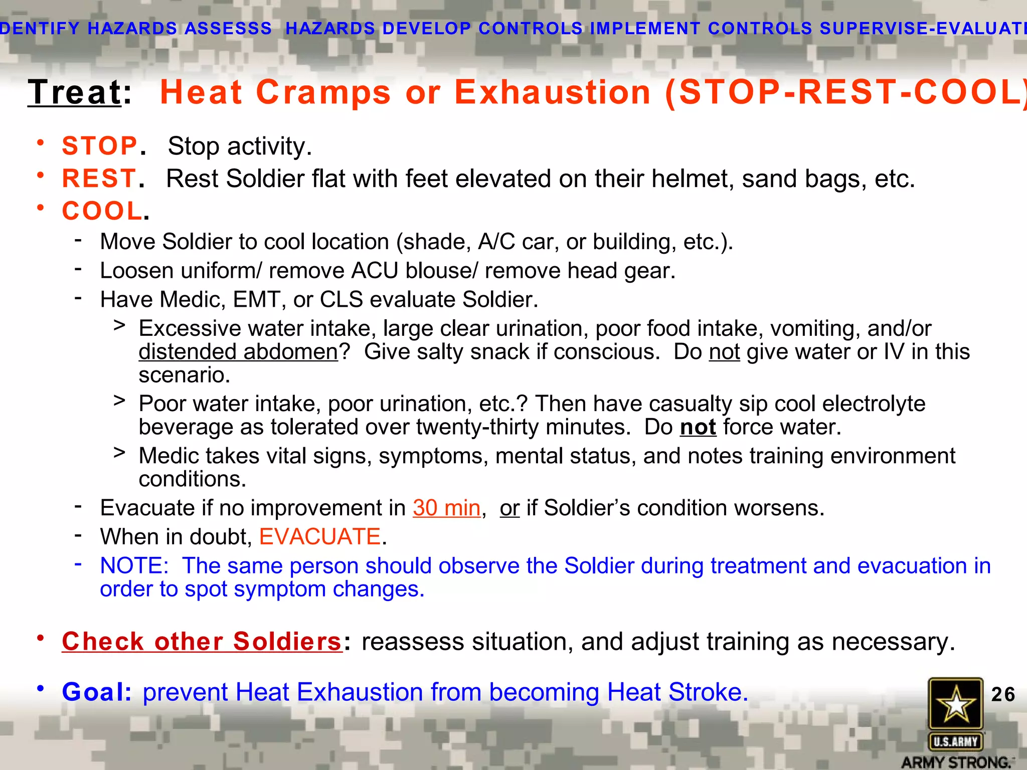 Heat injury prevention fy18 c42 | PPT