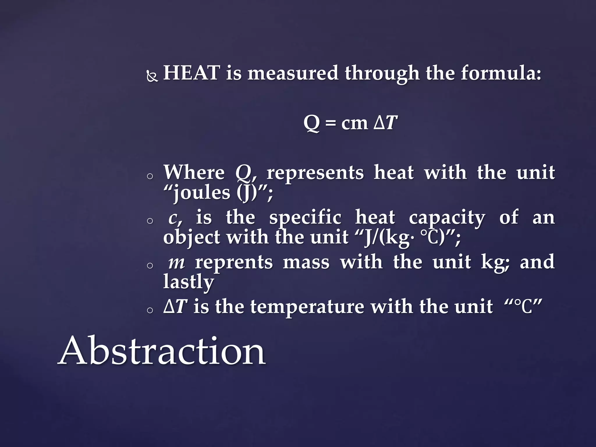 Heat & internal energy | PPTX