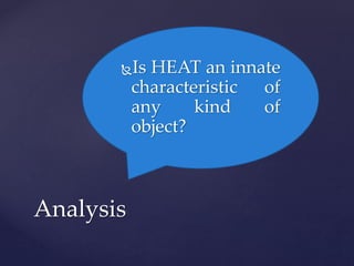 Heat & internal energy | PPTX