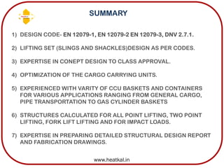 Heatkal Container Design Solutions (EN 12079) | PPT