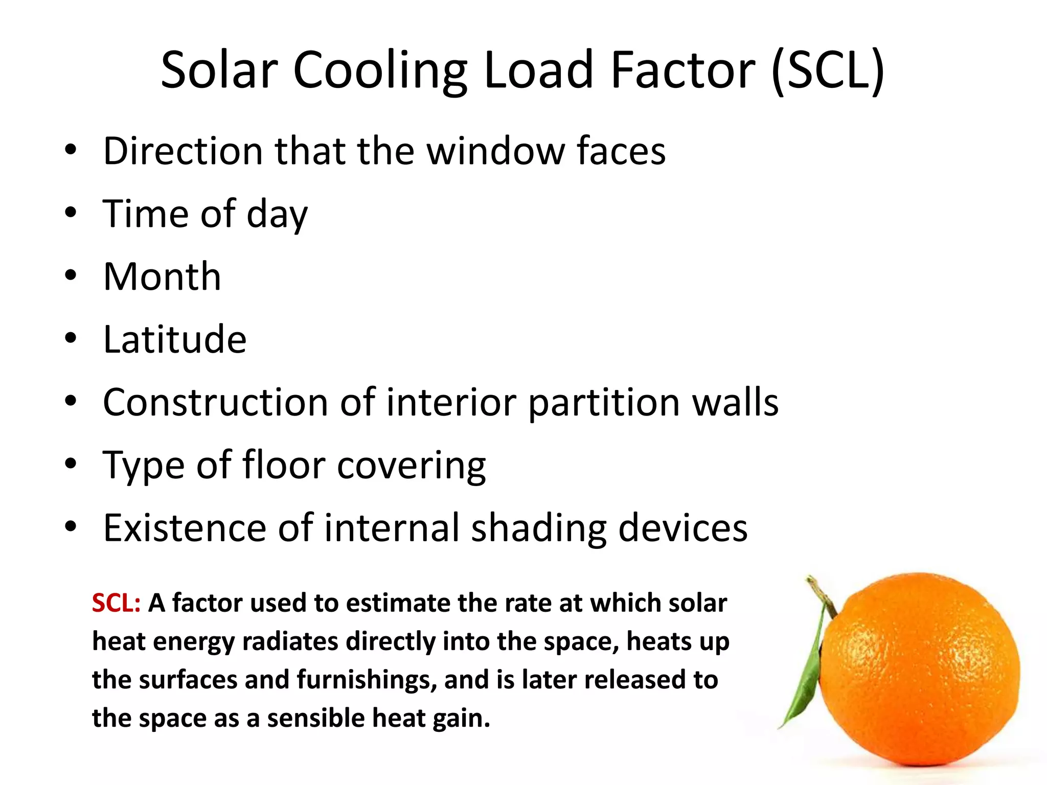 HVAC Cooling Load Calculation | PPT