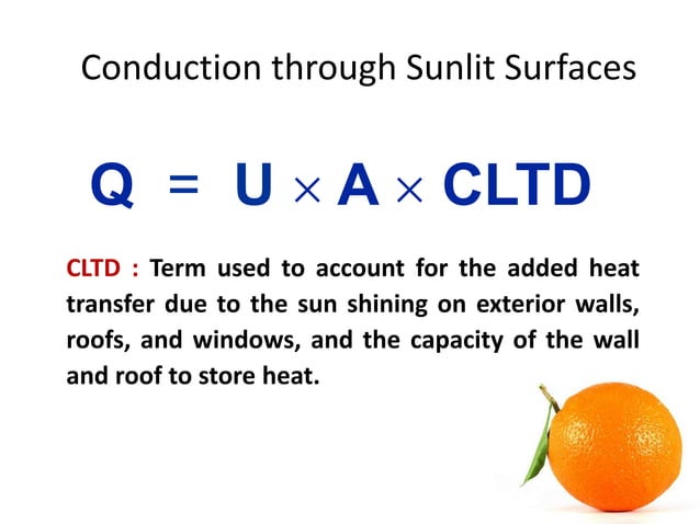 HVAC Cooling Load Calculation | PPT