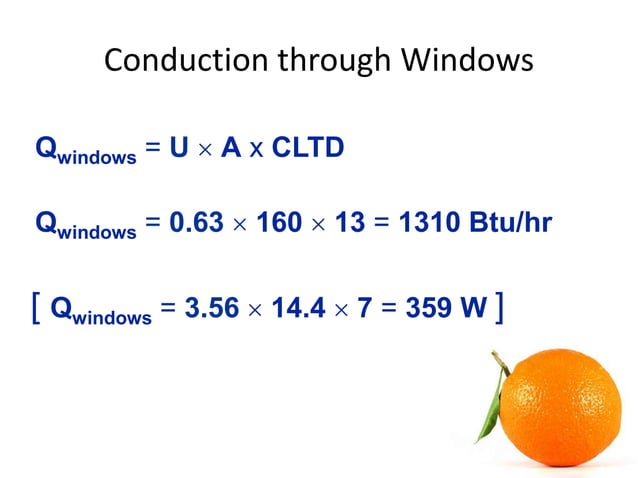 HVAC Cooling Load Calculation | PPT