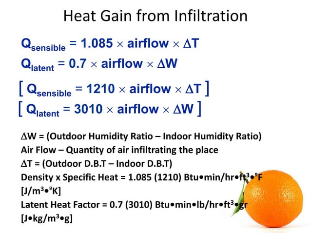 HVAC Cooling Load Calculation | PPT