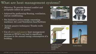 Heat management techniques in green buildings | PPT