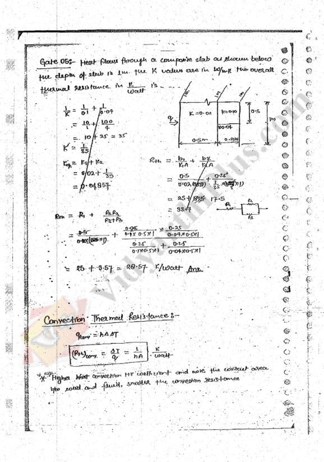 Heat & Mass Transfer 2 (HMT) Mechanical Engineering Handwritten classes ...