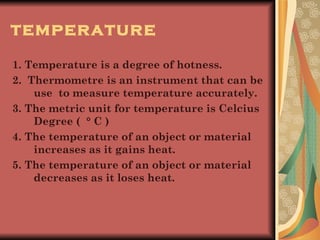 Heat note | PPT