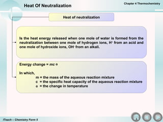 Heat of neutralization | PPT