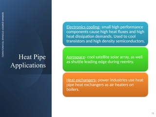 HEAT PIPE for high conductive heat transfer | PPTX