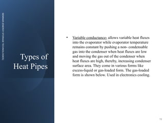 HEAT PIPE for high conductive heat transfer | PPTX