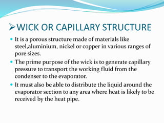 Heat pipes by akash saraswat for devna rani | PPTX