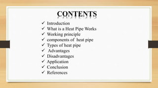 HEAT PIPES | PPT