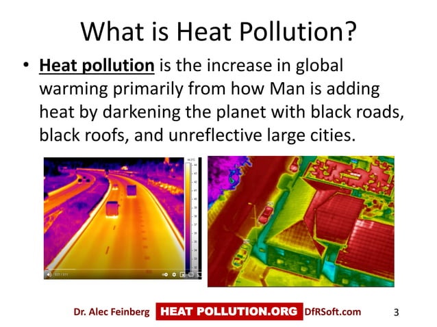 Global Warming - 25% From Heat Pollution & Paris Accord Issues | PPT