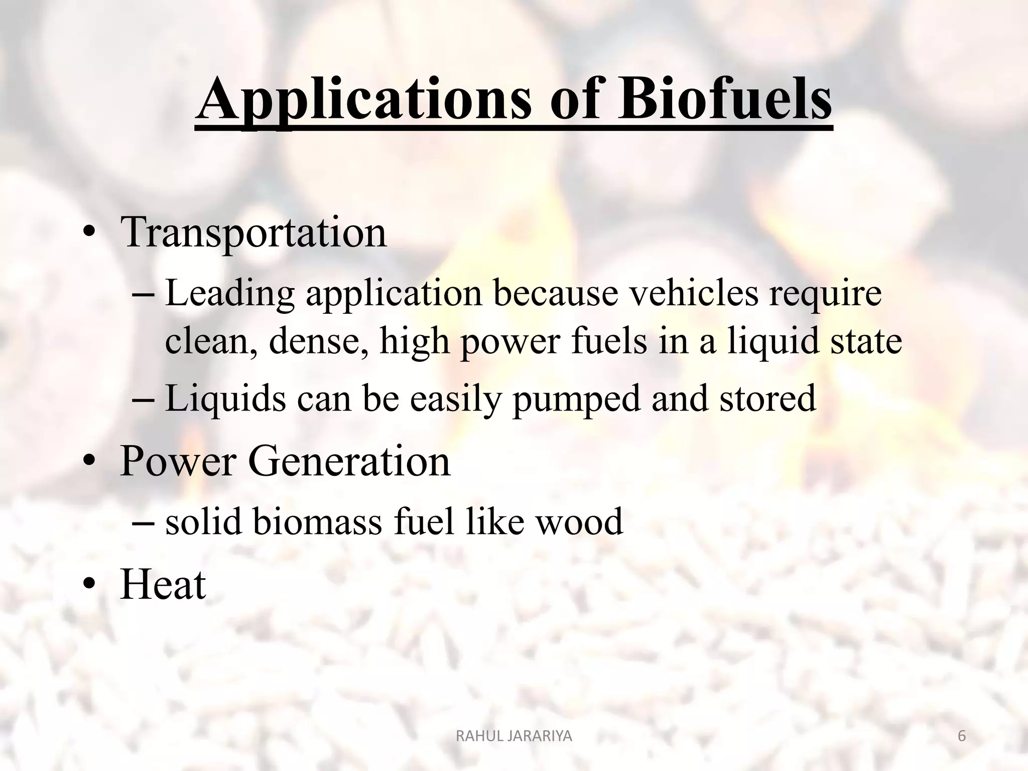 Heat Power and Biofuels from Biomass | PPTX | Food & Drink