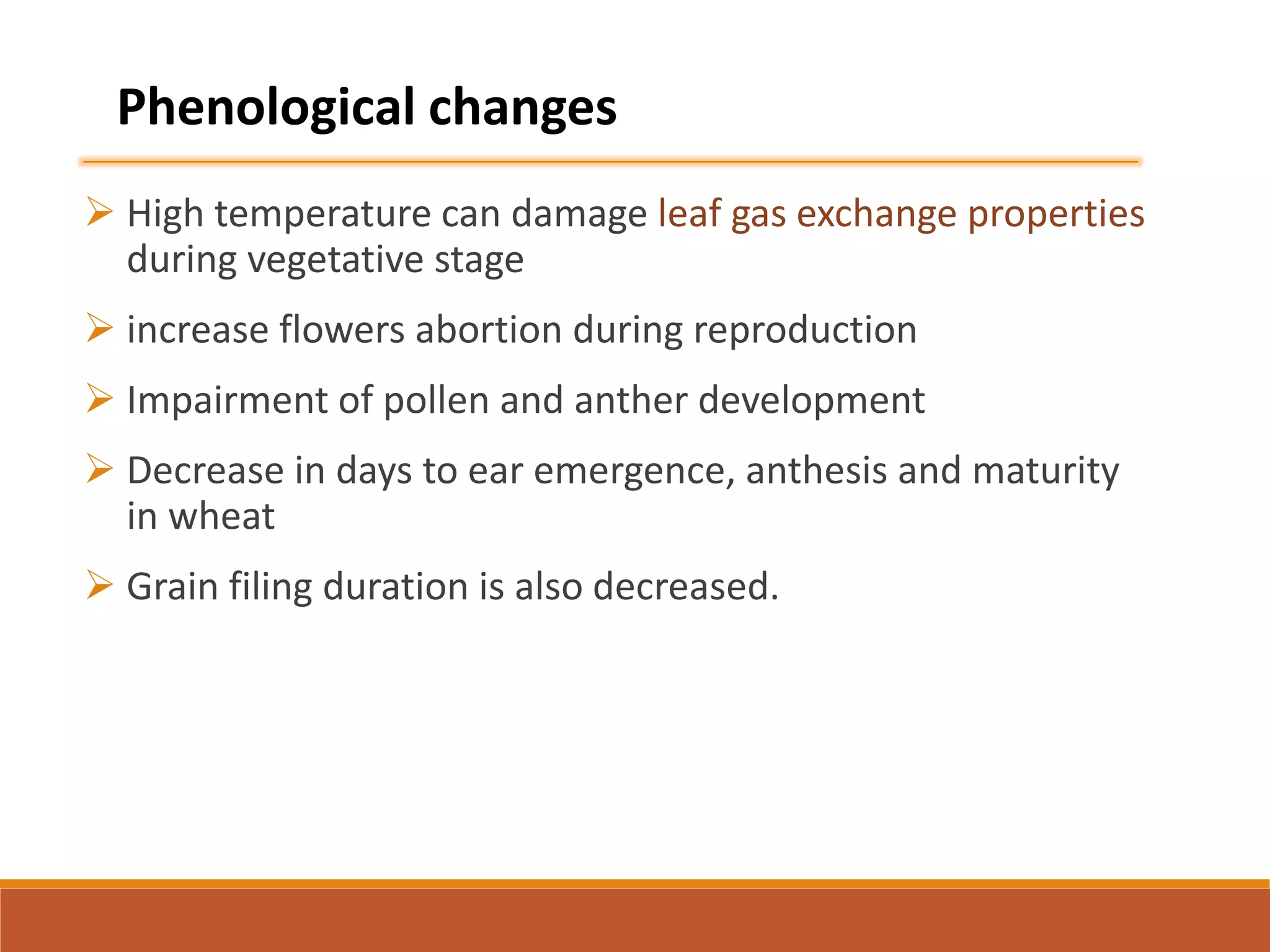 Assignment on Heat Stress on Plant | PPTX