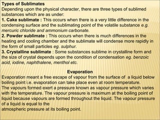 Heat processes , Equipments for evapouration,Factors affecting ...