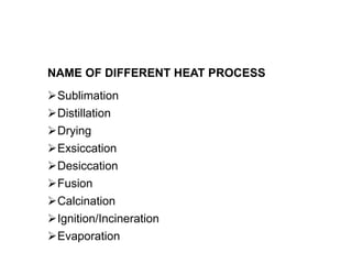 Heat process | PPTX