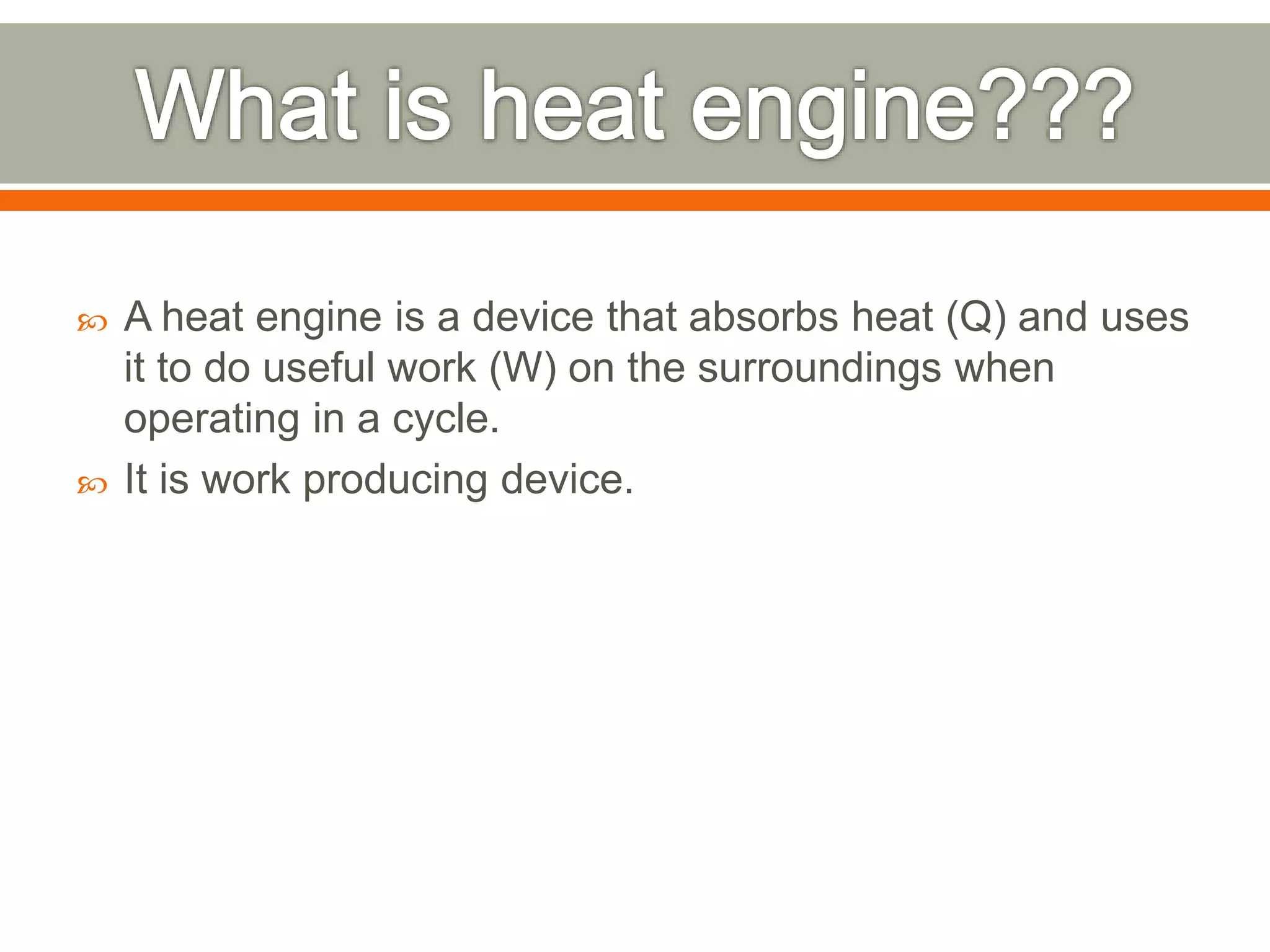 Heat pump and heat engine | PPTX