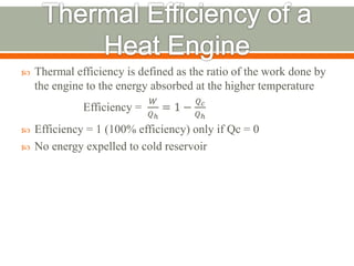 Heat pump and heat engine | PPTX